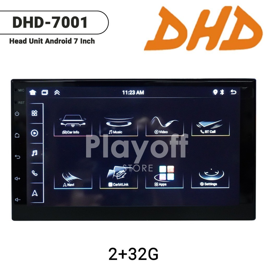 Jual Head Unit ANDROID 7 INCH Double Din DHD-7001 GPS Mirrorlink ...