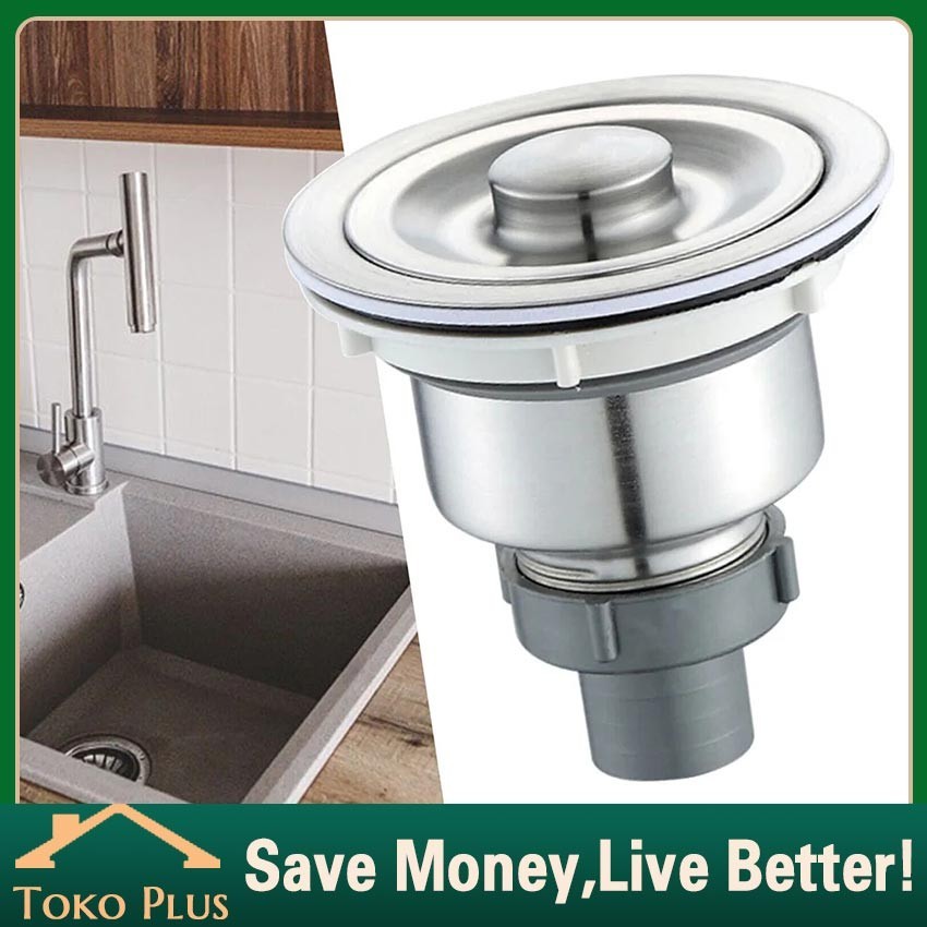 Jual Afur Saringan Bak Cuci Piring Stainless 304 Komplit Afur Saringan ...