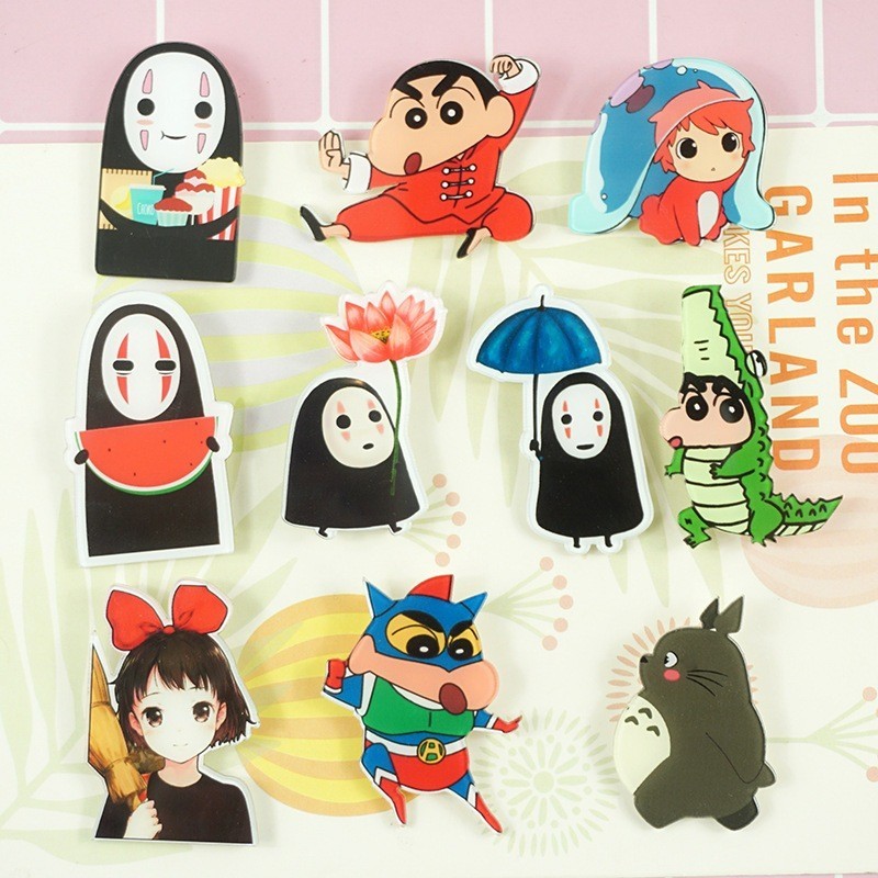 Jual Pin ANIME Karakter Ghibli Spirited Away / Pin Tas Karakter Lucu ...