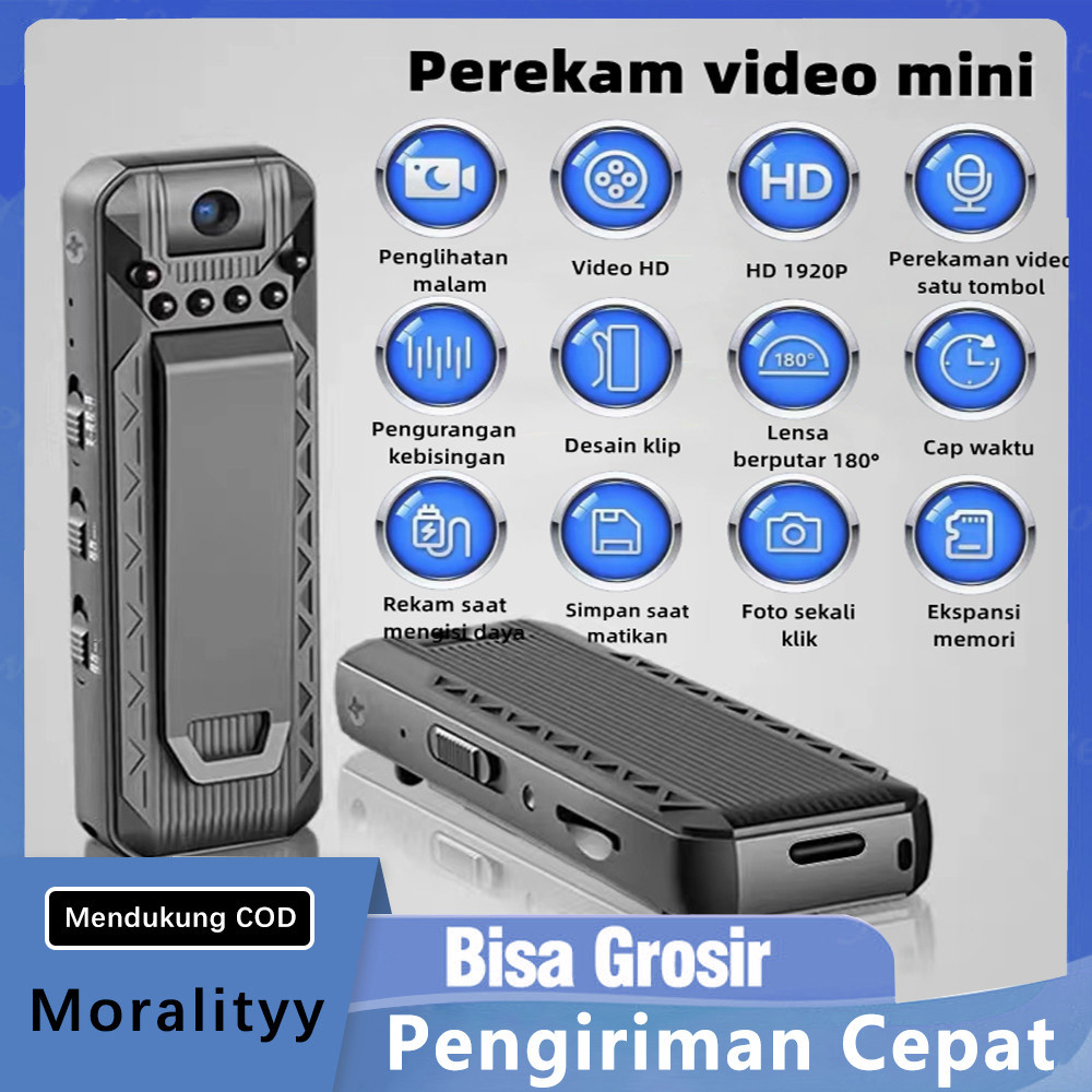Jual Mini kamera cctv HD 1920P 180° Mini Camcorder Dash Cam Perekam ...