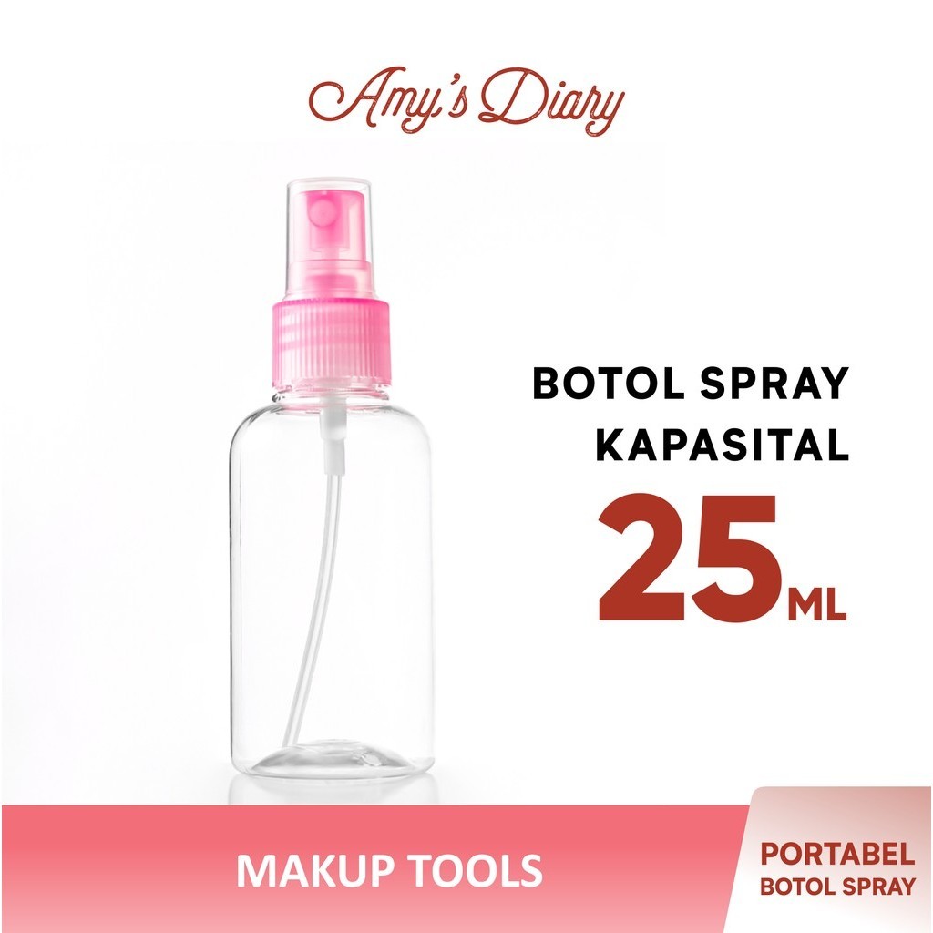 Jual AMY'S DIARY Botol Spray Bulat Travel Size 25 Ml | Shopee Indonesia