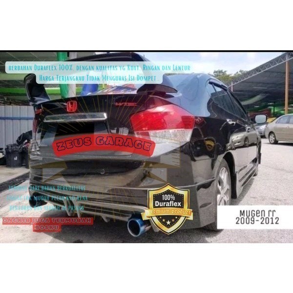 Jual bodykit Honda city mugen 2009-2013 mugen rr belakang body kit L0 | Shopee Indonesia