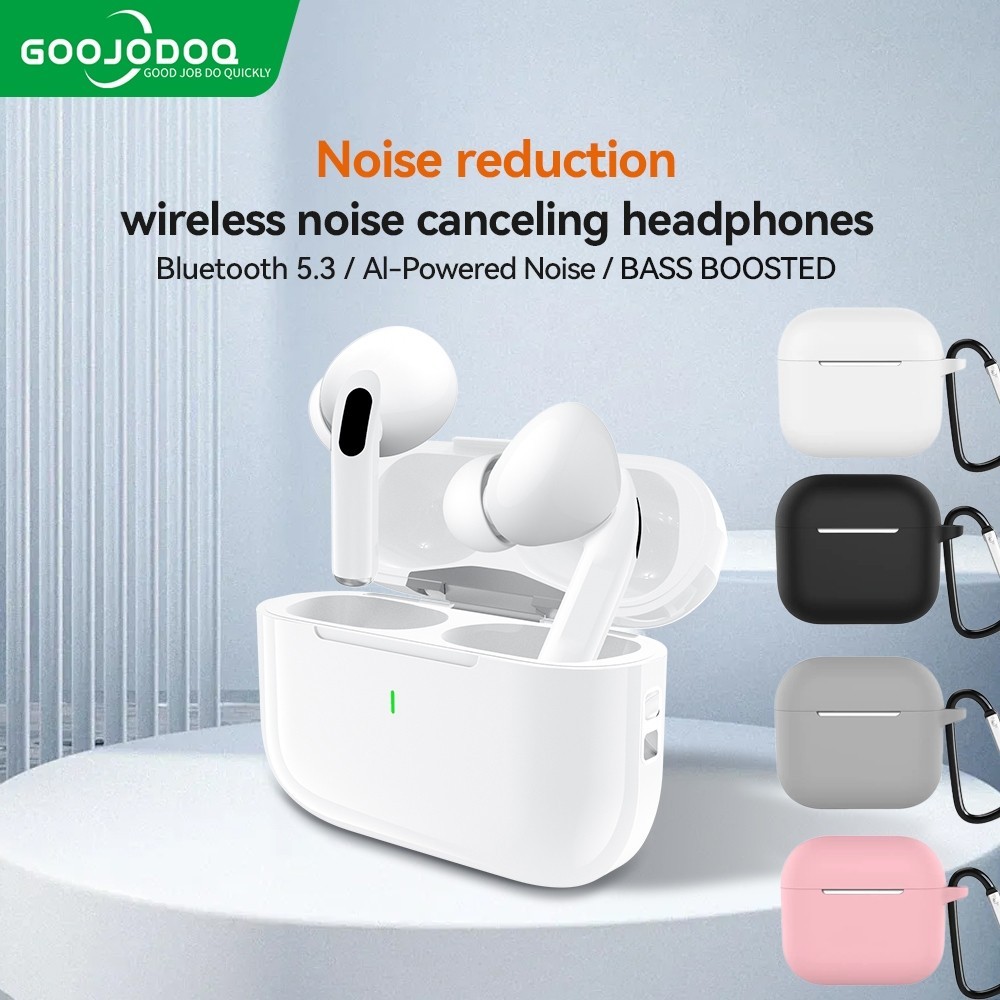 Jual PRODUK TERBARU # Goojodoq TWS-A5 Earphone Bluetooth 5.3 Headphones Wireless Sports Bass ...