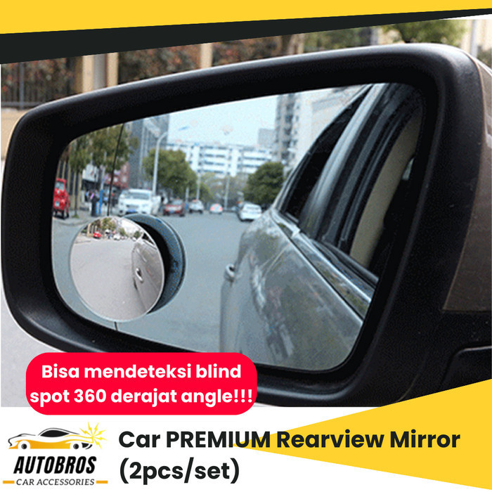 Jual Kaca Spion Mirror View 360 Derajat Cembung Mini PREMIUM Jernih HD ...