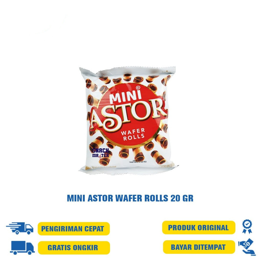 Jual MINI ASTOR WAFER ROLLS 20 GR | Shopee Indonesia