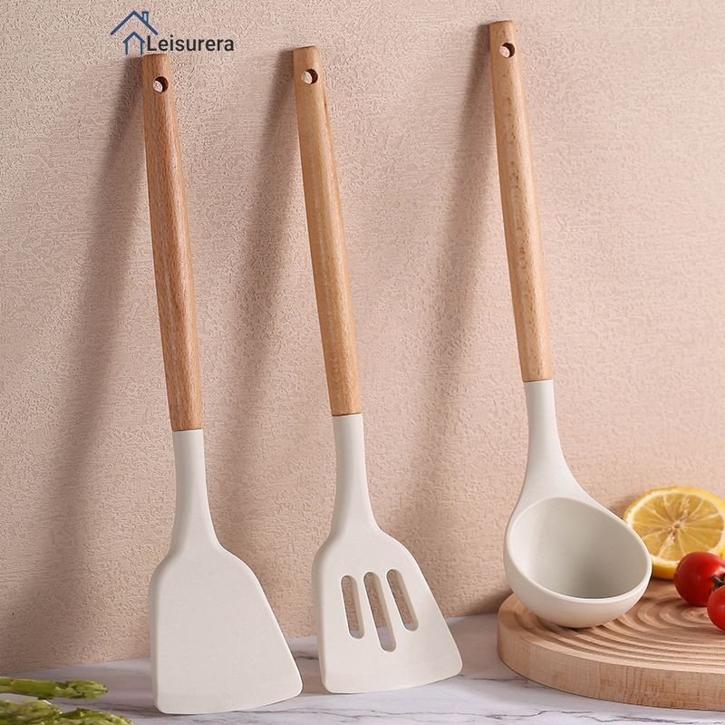 Jual Spatula Set Putih 3 PC Sutil Silicone Alat Masak Silikon Tahan ...