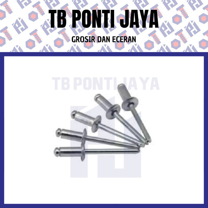Jual Paku Rivet 550 Blind Tembak Knalpot 4 x 12.7mm Matabor 4mm ...