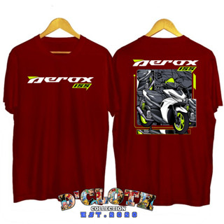 Jual Kaos yamaha aerox 155cc racing style katun pe 24s lengan pendek,baju ngabers,baju sunmori ...