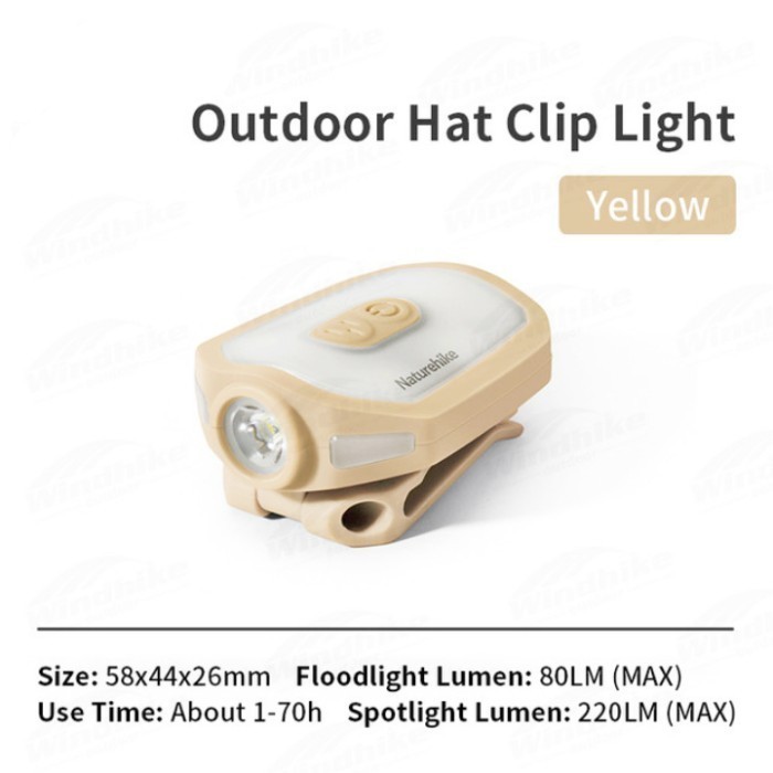 Jual LAMPU CLIP TOPI NATUREHIKE NH21ZM013 OUTDOOR HAT CLIP LIGHT ...
