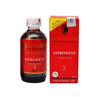 Jual ORIGINAL Clariderm Astringent Aha Toner Penghilang Flek Hitam ...