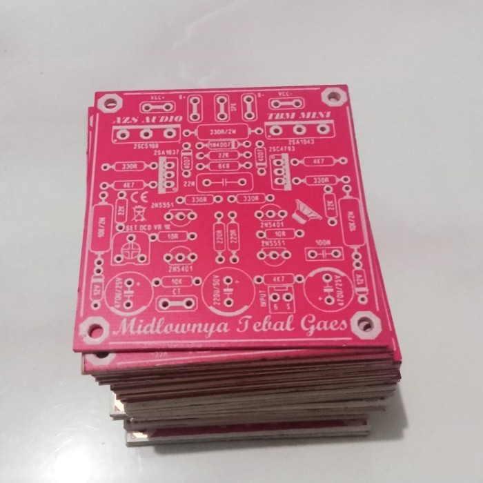 Jual PART PCB TBM Power Amplifier Mini Midlow Tebal Fiber KOMPONEN ...