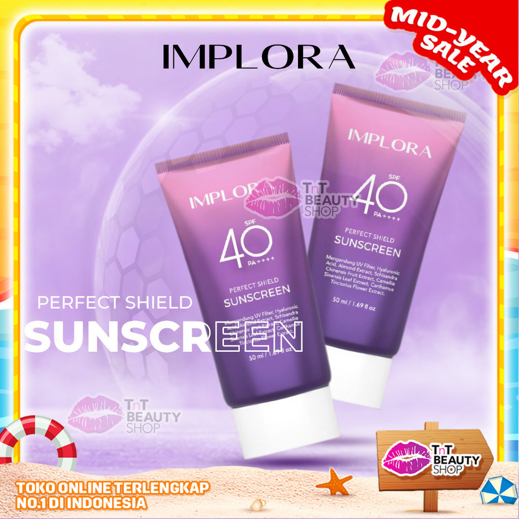 Jual Implora Perfect Shield Sunscreen Spf40 PA++++ 50ml - TnT Beauty ...