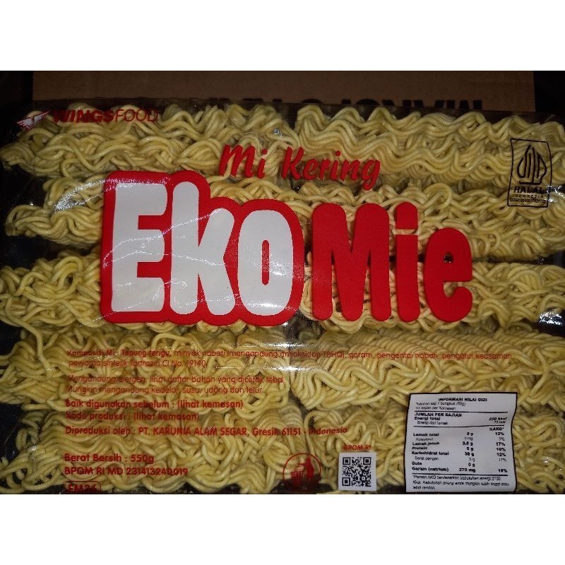 Jual BNS - EKO MIE MIE KERING 550G | Shopee Indonesia