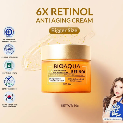 Jual BIOAQUA 6X RETINOL CREAM | Shopee Indonesia