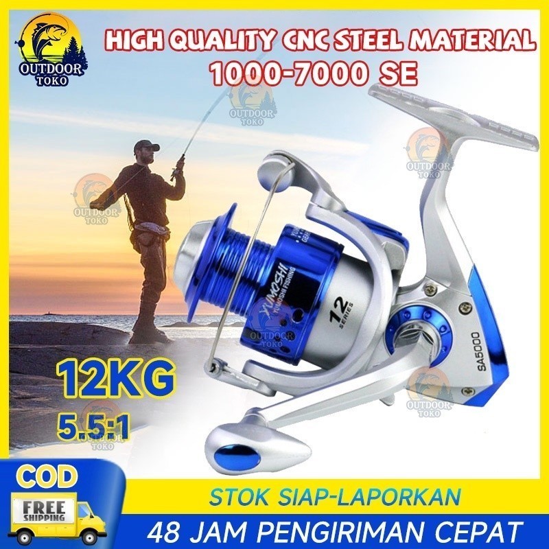 Jual Pancing Spinning SA5000 SA4000 SA3000 SA2000 SA1000 Series Reel Pancing Spinning Fishing ...