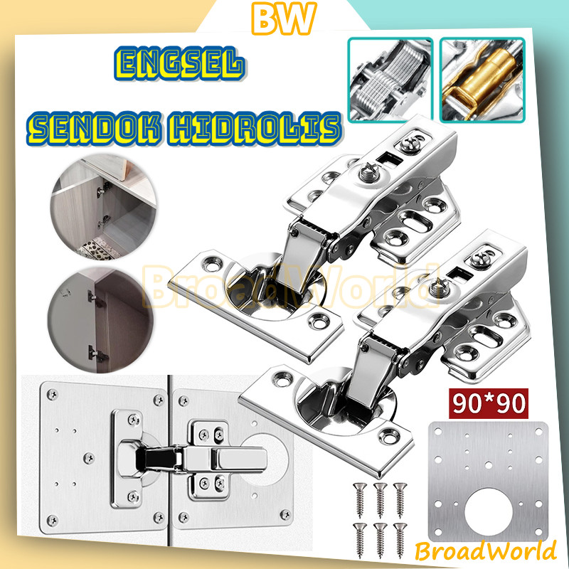 Jual Biasa Lemari Kitchen Set 90 derajat Frog Hinges/Engsel Kodok Tanpa ...