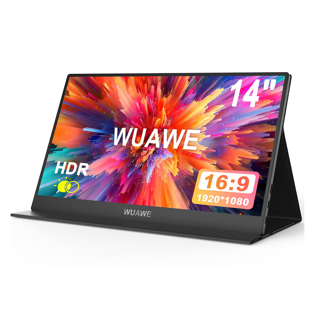 Jual WUAWE 14 inch Small Portable Monitor for Laptop, 1080P USB HDMI ...