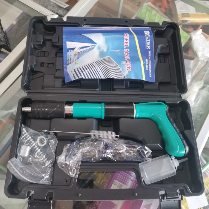 Jual Mesin nail gun rivet tembak paku ramset gun alat tembak paku beton ...