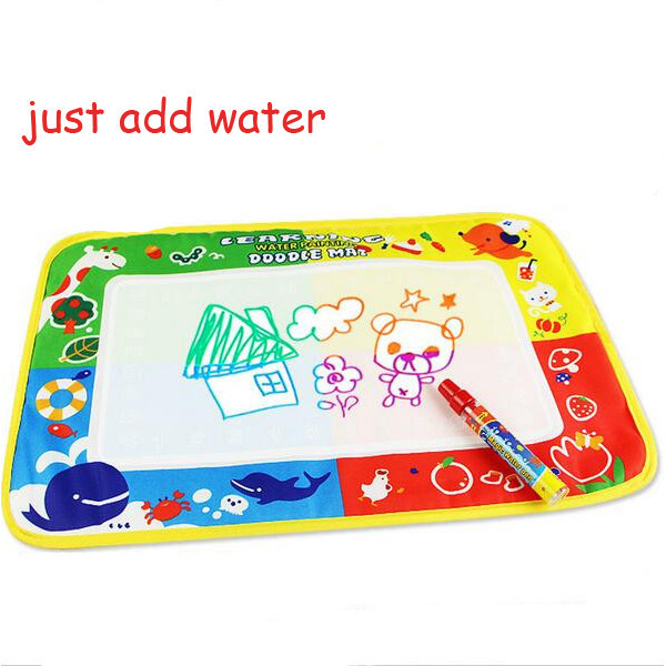 Jual 46x30cm 4 color Water Drawing Toys Mat Aquadoodle Mat&1 Magic Pen ...