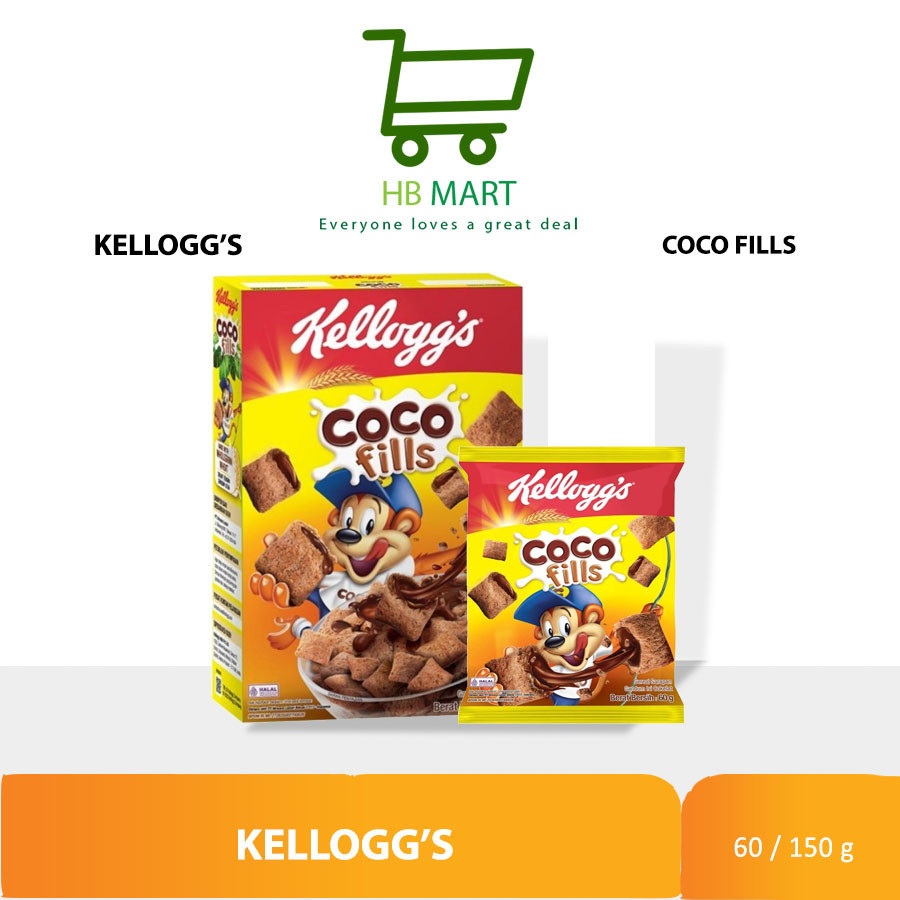 Jual KELLOGG'S COCO FILLS / SEREAL SARAPAN GANDUM Isi Cokelat 150Gr ...