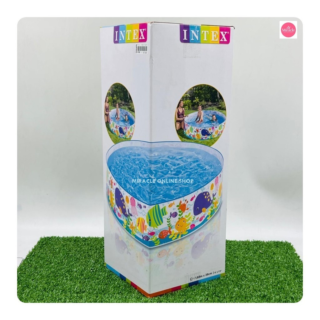 Jual KOLAM KARET SIZE 183X38 KOLAM RENANG | Shopee Indonesia