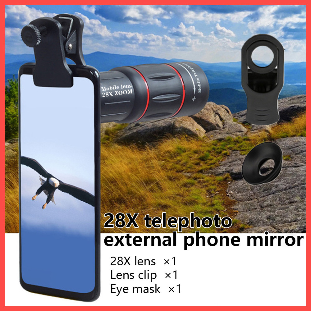 Jual APEXEL 28X Lensa Tele Zomm HP Lens Kamera TeleZoom 18x25 Universal ...