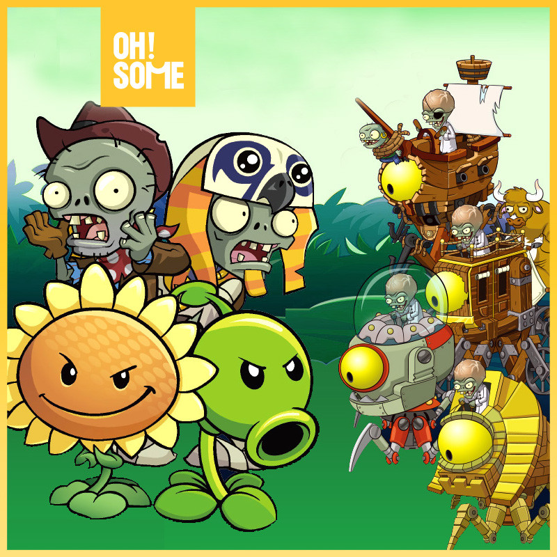 Jual OHSOME Plants vs Zombies Surprise Egg Blind Box / Mainan Telur Isi ...