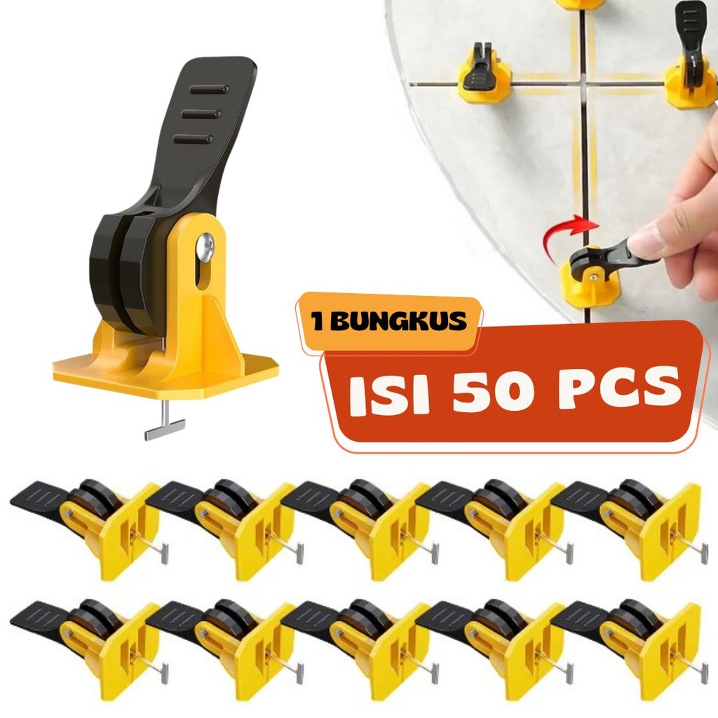 Jual Alat Bantu Pasang Granit Keramik Perata Tile Leveling Spacer Nat ...