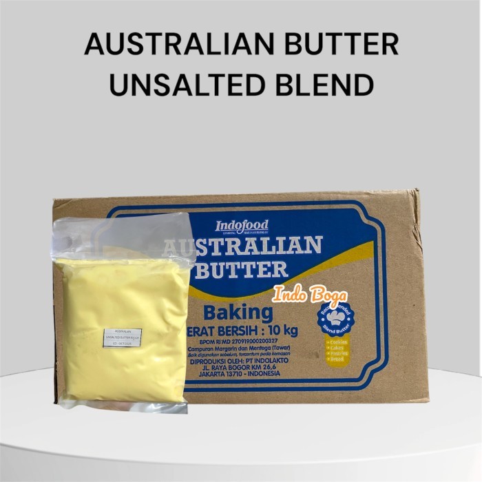 Jual Australian Butter Unsalted Baking REPACK / butter blend | Shopee ...