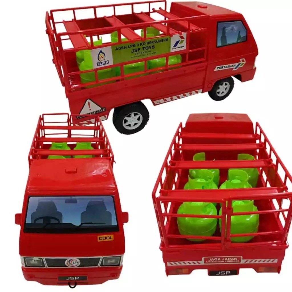 Jual MAINAN ANAK MOBIL PICK UP L300 / MAINAN ANAK MOBIL PERTAMINA PENGANGKUT LPG MINIATUR TABUNG ...