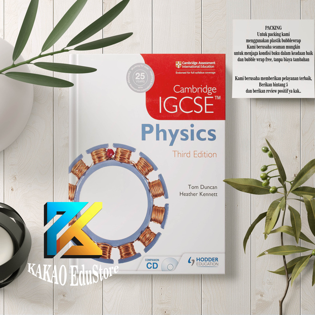 Jual Cambridge IGCSE Physics, 3rd edition - Tom Duncan, Heather Kennett | Shopee Indonesia