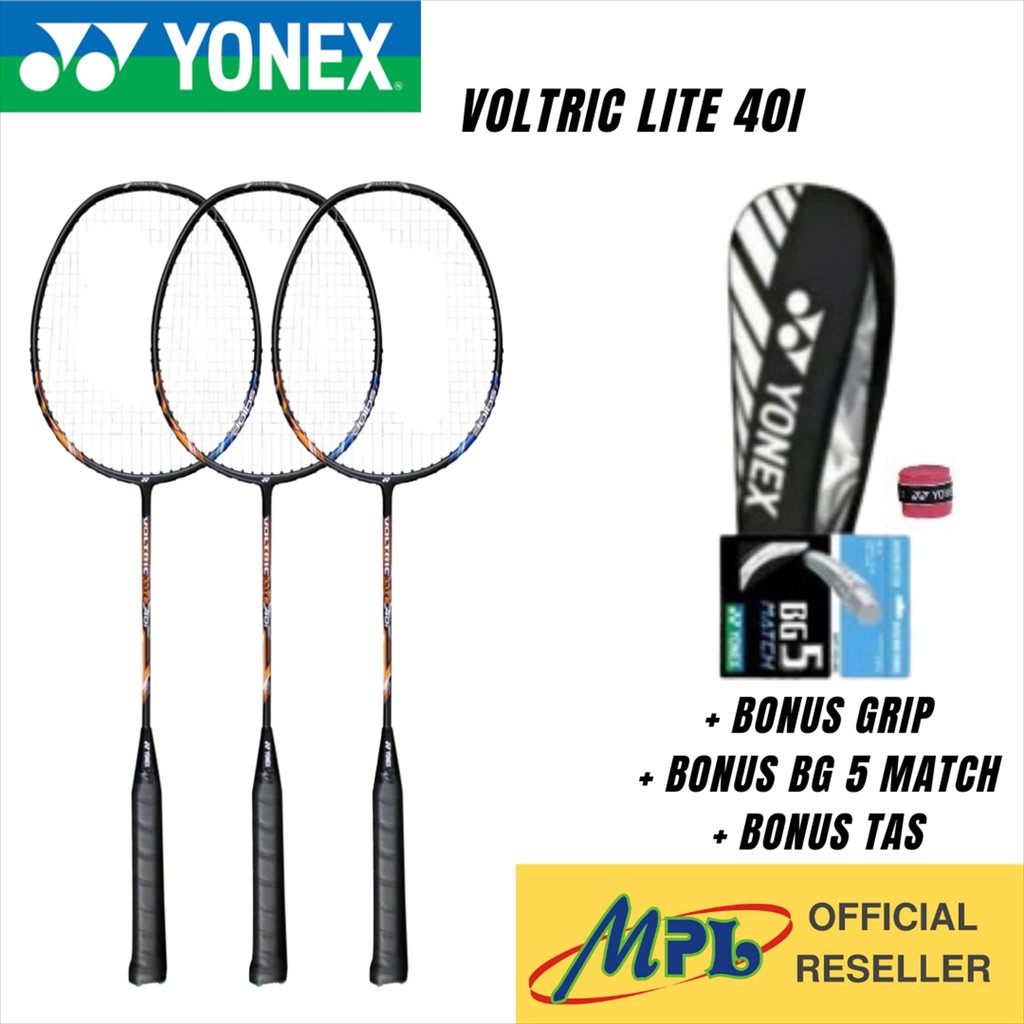 Jual RAKET BADMINTON YONEX VOLTRIC LITE 40I | Shopee Indonesia
