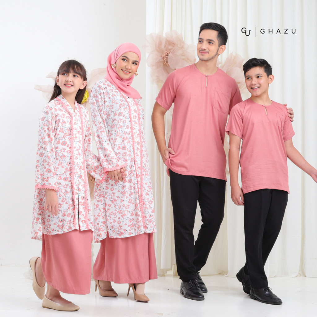 Jual Ghazu Melayu Family Set Baju Couple Keluarga Baju Kurung Sarimbit ...