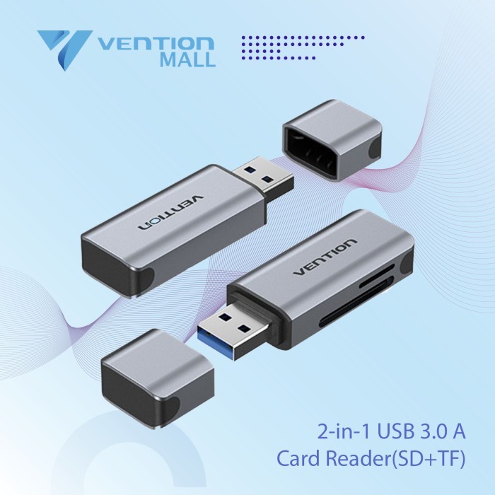 Jual Vention Card Reader Micro SD TF Card USB A 2.0 3.0 Memory Card ...