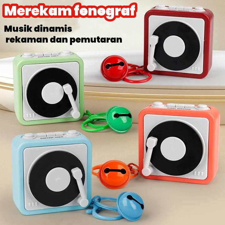 Jual [Versi Radio Keychain]Classical Retro Mini Recorder Keychain ...