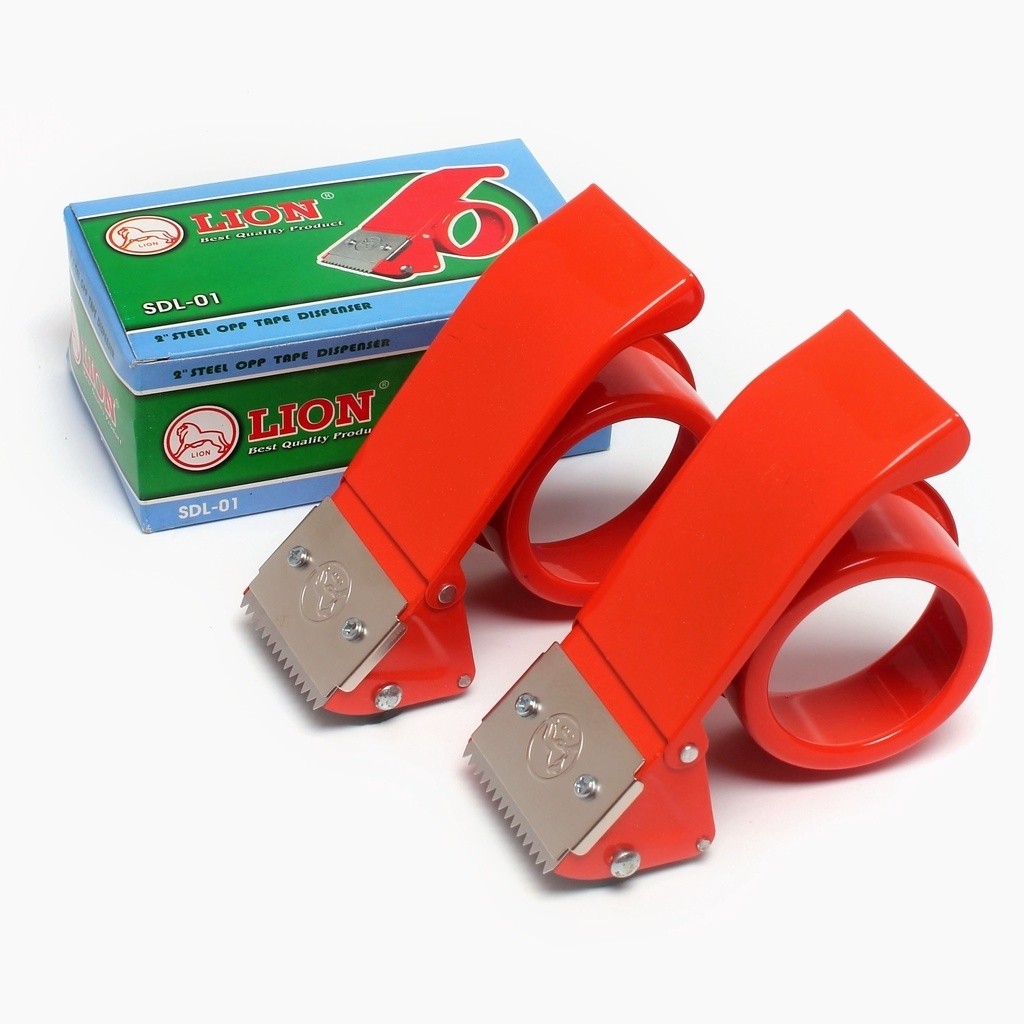 Jual DISPENSER LAKBAN LION SDL-01 / TEMPAT LAKBAN / TAPE CUTTER / ALAT ...