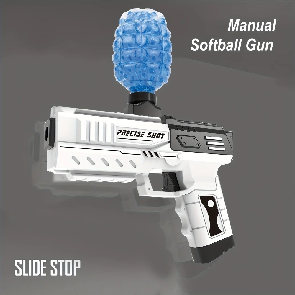 Jual Manual Gel Ball Blaster, Soft Bullet Foam Blasters Toy Gun, Splat ...