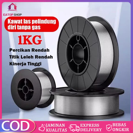 Jual Kawat Las Flux Core Wire Gasless Kawat Las Mig 1 Kg Full Ukuran 1MM 8MM Reaim KAWAT LAS MIG ...