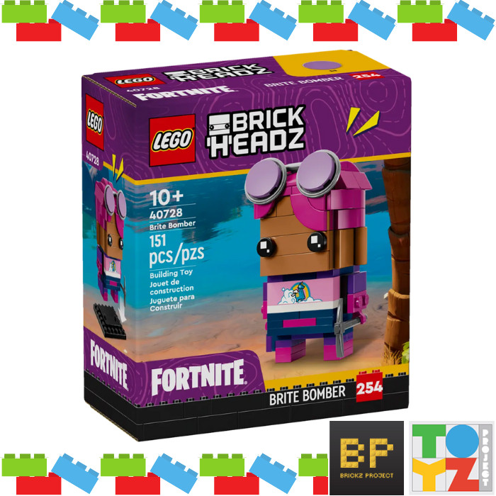 Jual Lego 40728 Brickheadz - Fortnite Brite Bomber | Shopee Indonesia