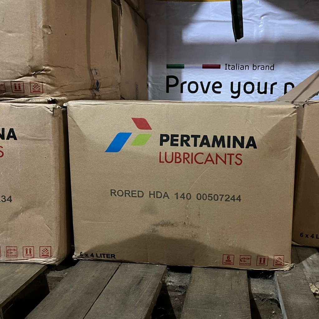 Jual Oli Pertamina Rored HDA-140 | 4L (1 DUS - Isi 6 pcs) | Shopee ...