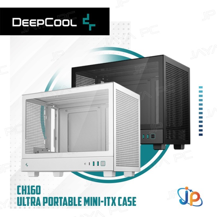 Jual DeepCool CH160 Mini Portable Case - Tempered Glass Casing | Shopee ...