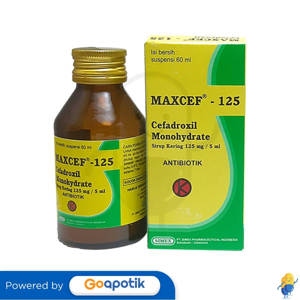 Jual Maxcef 125 Mg Sirup 60 Ml | Shopee Indonesia