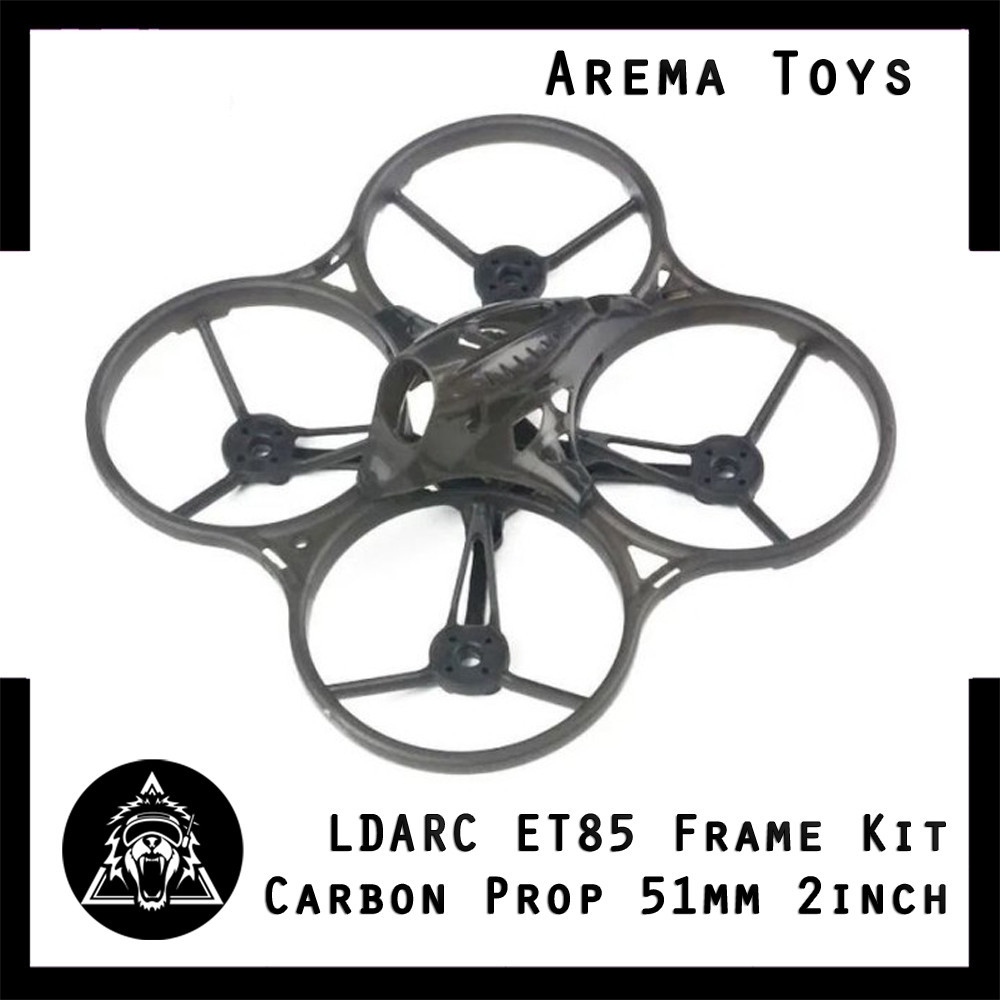 Jual LDARC ET85 Frame Kit Carbon Prop 51mm 2inch Brushless Cinewhoop 25 ...
