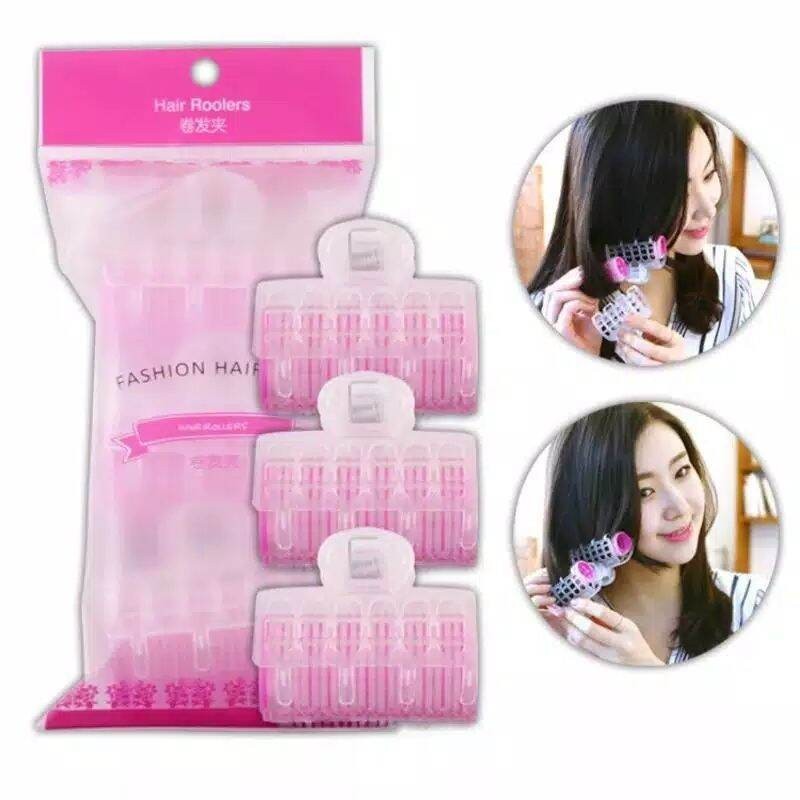 Jual ROLL RAMBUT JEPIT 1 SET ISI 3PCS / HAIR ROLLER /Jepit Roll Jedai ...