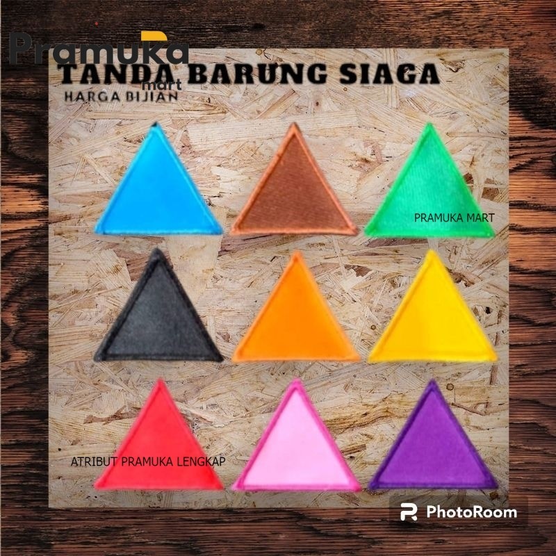 Jual Termurah Bed Bedge Tanda Barung Pramuka Bordir 10 macam warna ...