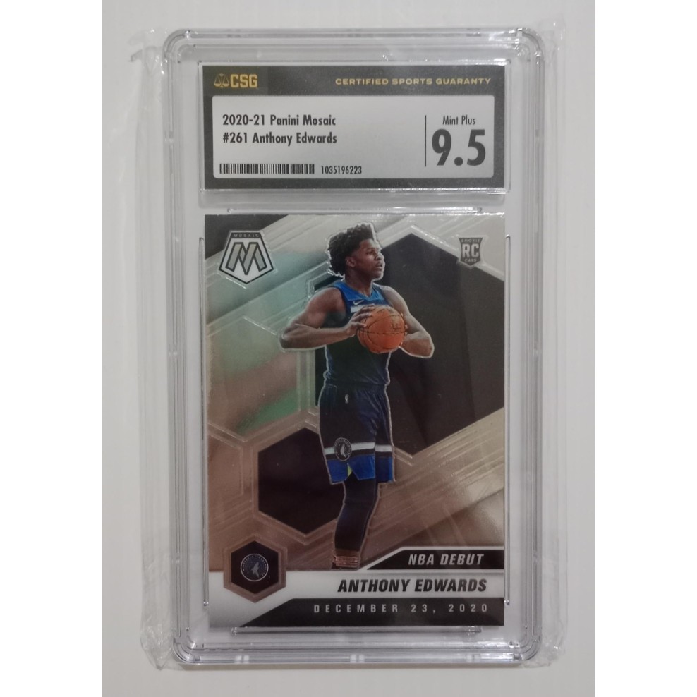 Jual Graded Card CSG 9,5 - Kartu Basket - Anthony Edwards - Mosaic 2020 #261 RC | Shopee Indonesia