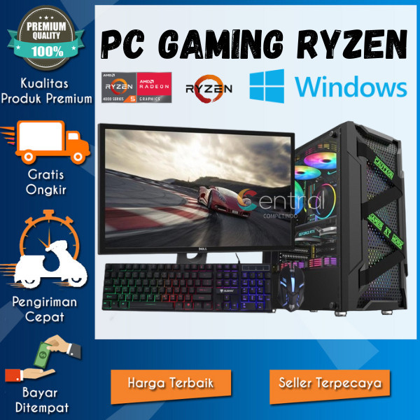 Jual PC RAKITAN GAMING AMD RYZEN 5 5600G/16GB DDR4/Radeon Vega 7/HDD 1TB Cpu Murah Komputer ...