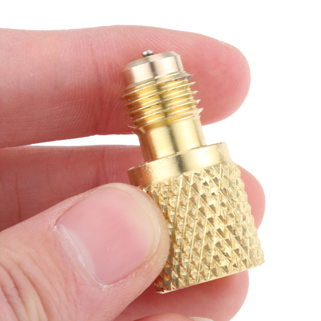 Jual R134A Brass Adapter Fitting 1/4" Male to 1/2" Female Acme ...