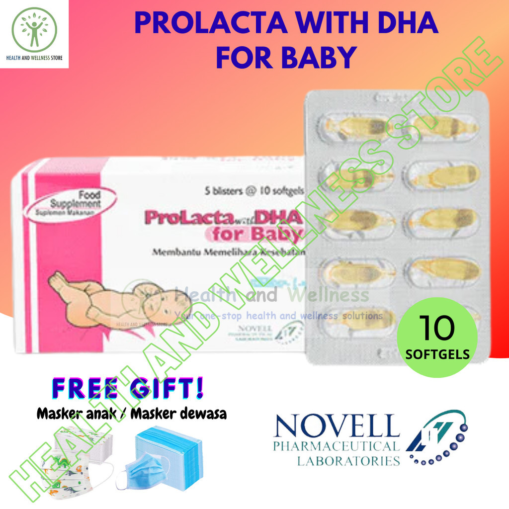 Jual Prolacta With Dha For Baby 10 Softgels Omega 3 Bayi | Shopee Indonesia