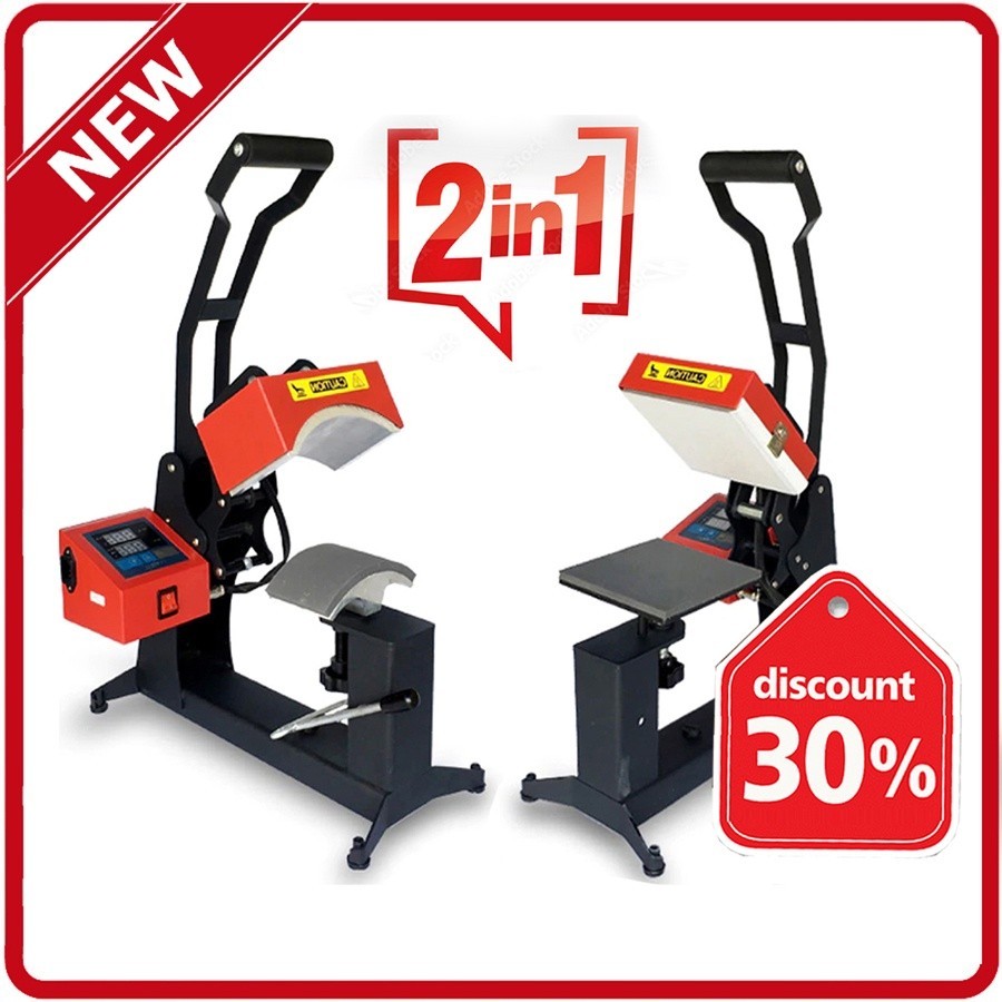 Jual Mesin Sablon Multifungsi / Alat HOT PRESS Cetak Topi Logo CAP ...